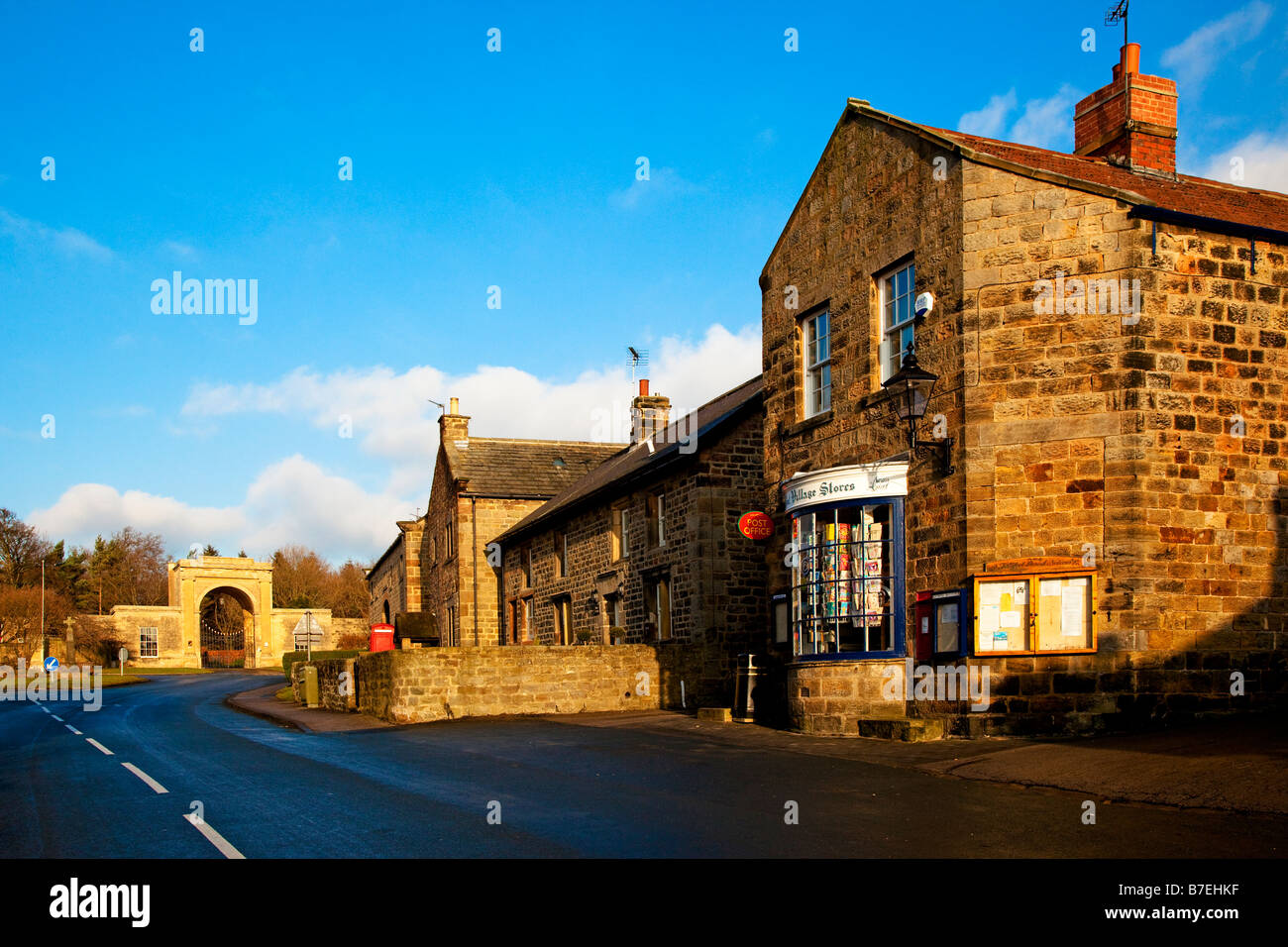 Main Street Follifoot Village near Harrogate North Yorkshire Stock ...