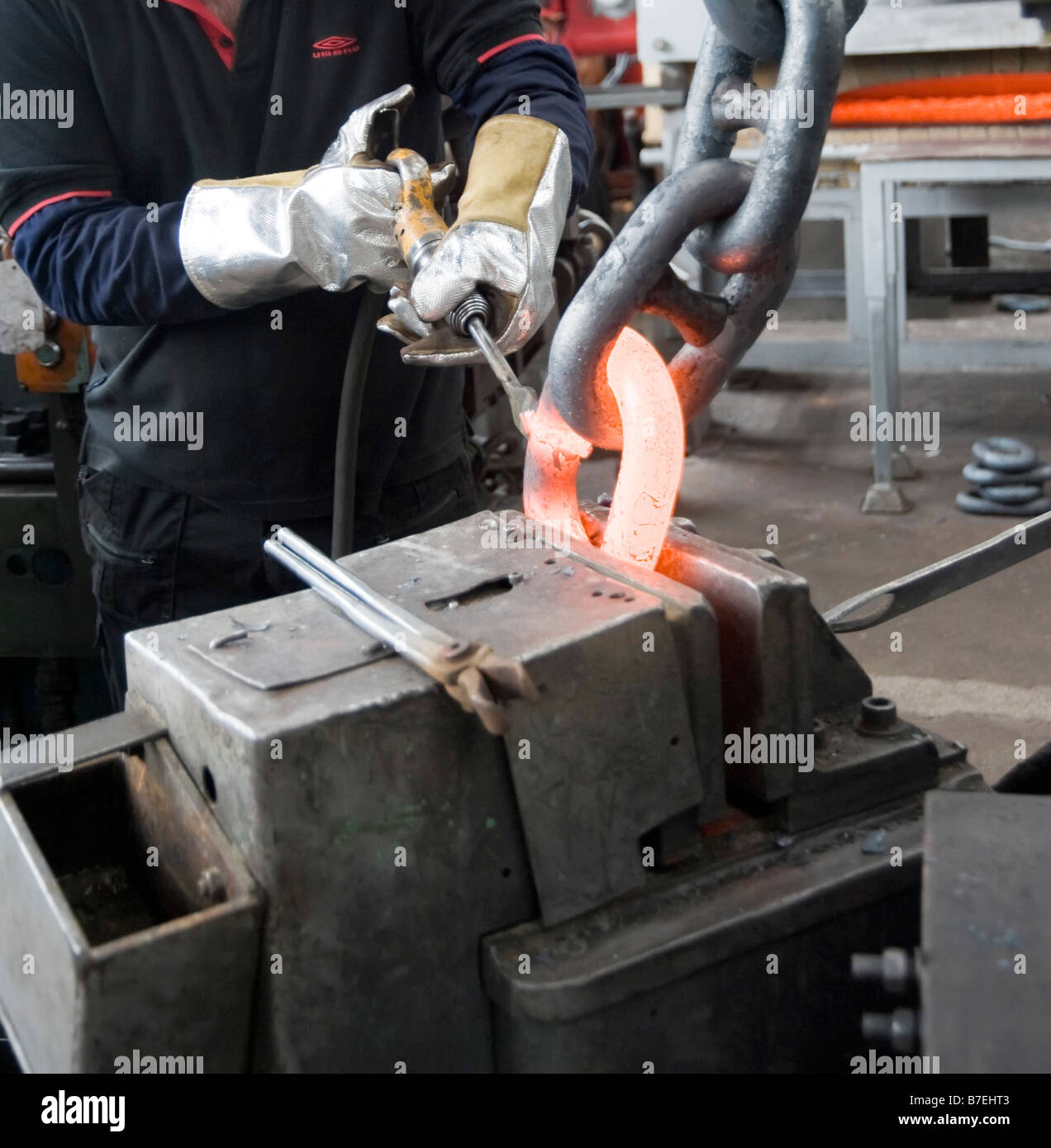 Inside a factory making manufactured goods with steel Stock Photo - Alamy