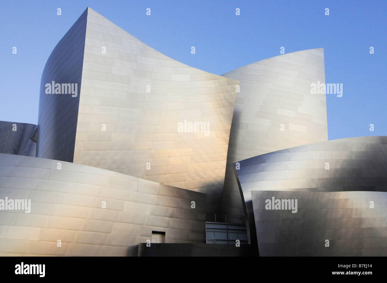 Walt Disney Concert Hall designed by architect Frank Gehry in downtown ...