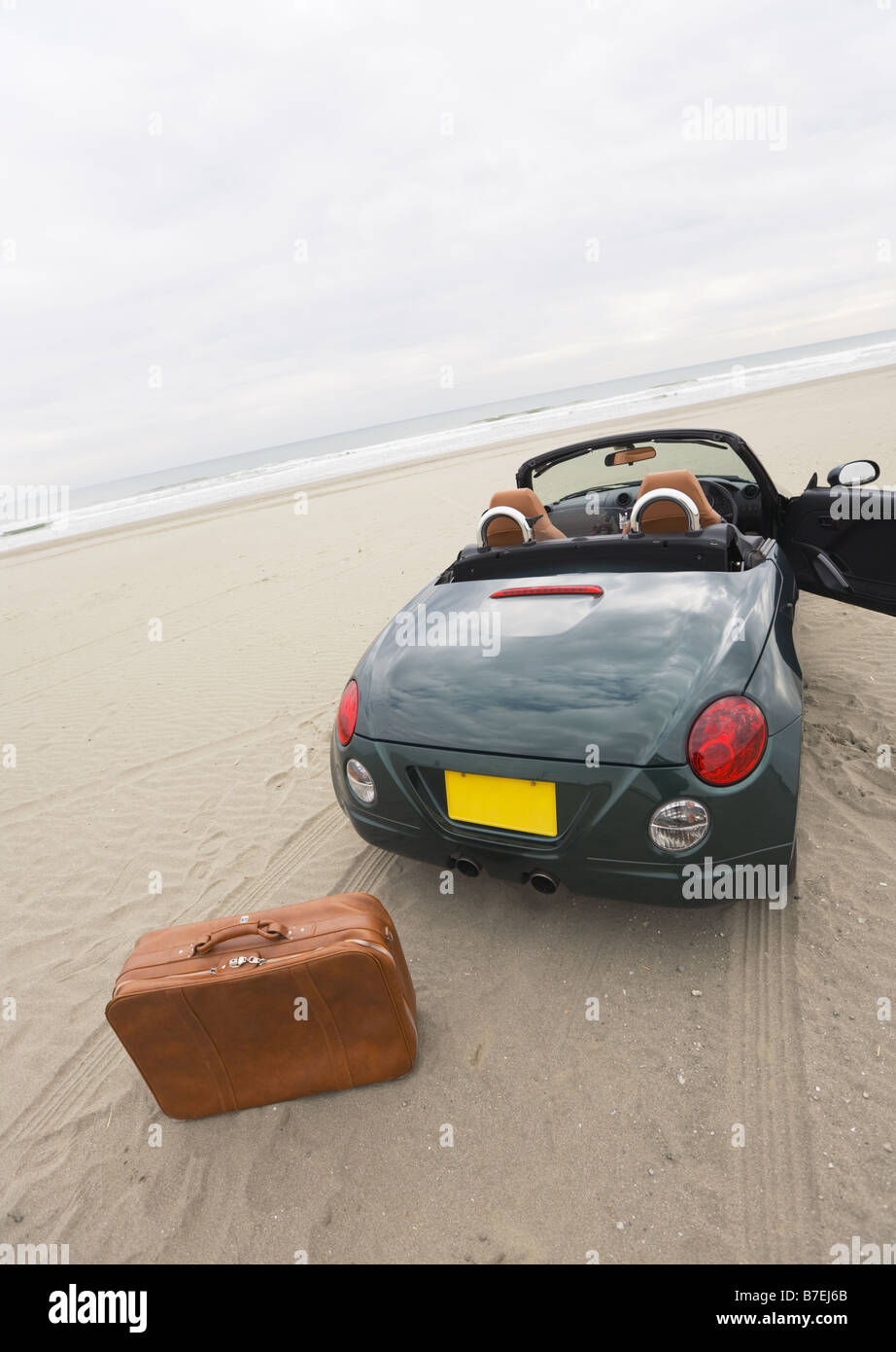 A trunk by a convertible Stock Photo - Alamy