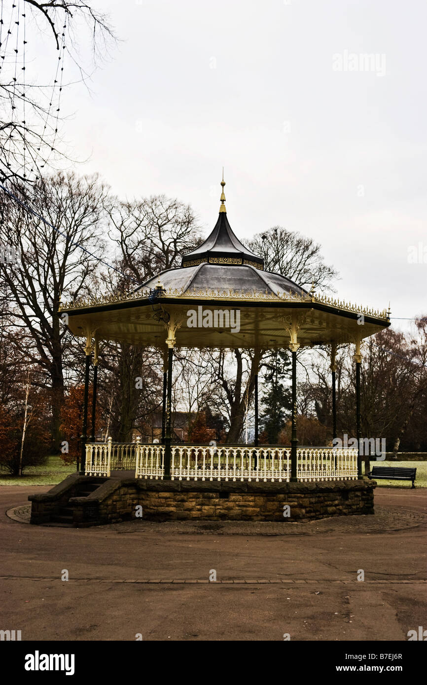 Bandstand Hexham Northumberland Stock Photo - Alamy