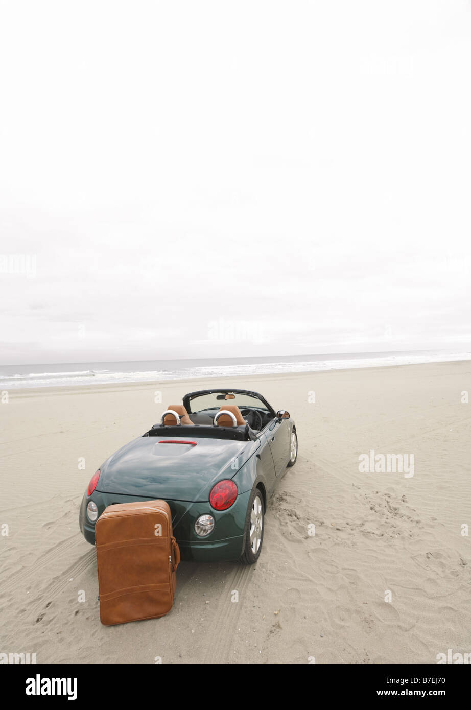 A trunk by a convertible Stock Photo - Alamy