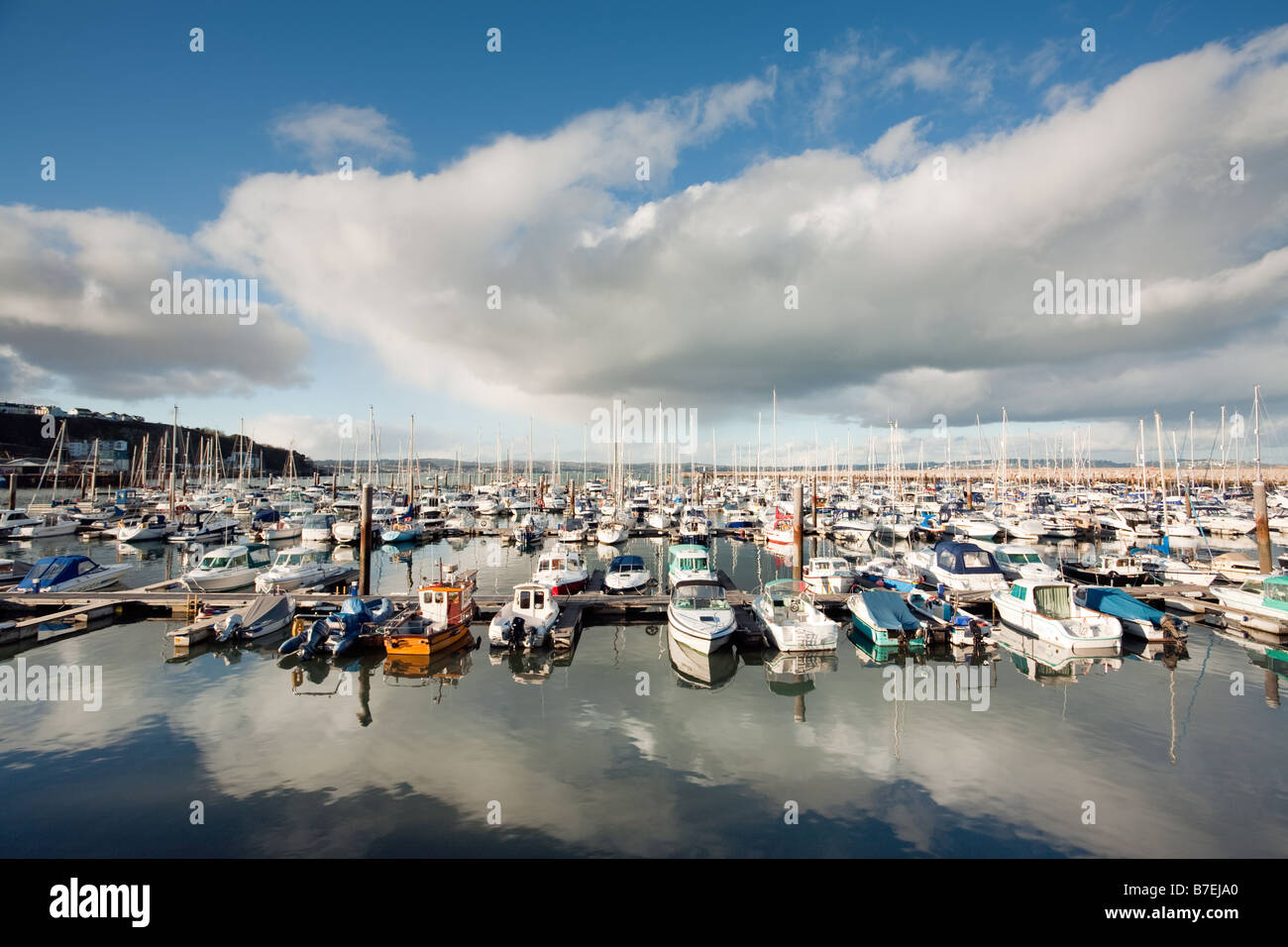 Brixham Marina English Riviera Torbay Devon England UK Stock Photo - Alamy