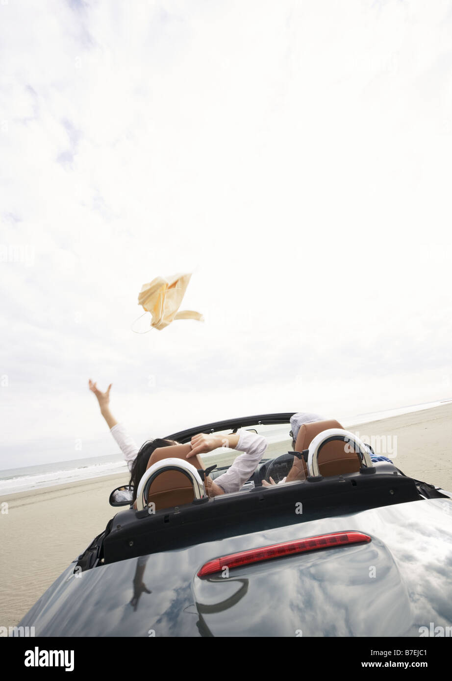 Couple having a drive Stock Photo - Alamy