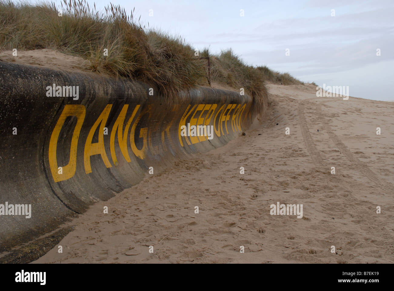 Sea wall at Sea Palling Norfolk England Stock Photo - Alamy