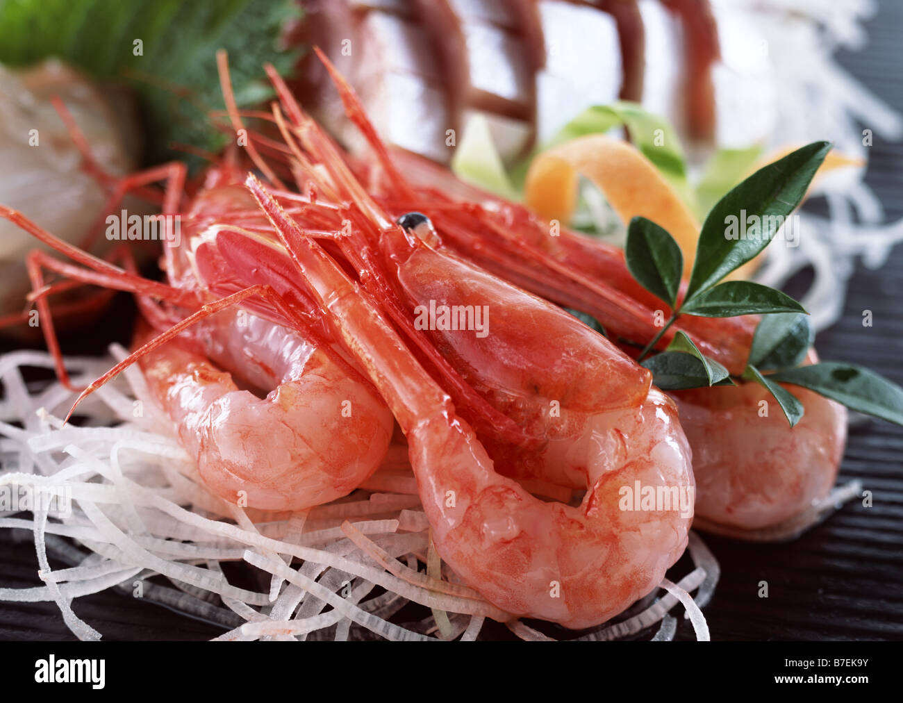 Raw Shrimp Sashimi
