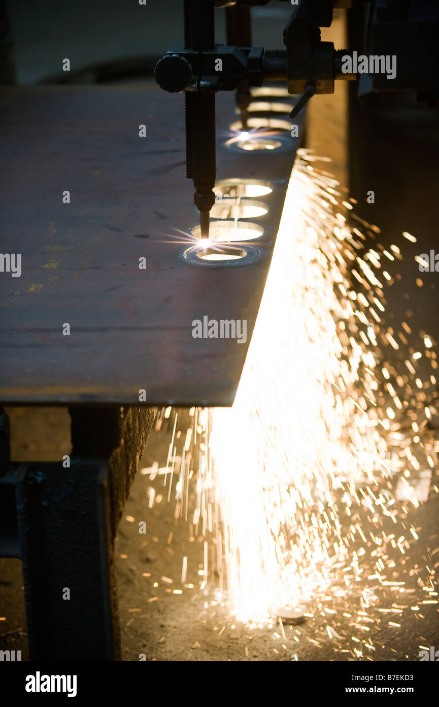Inside a factory making manufactured goods with steel Stock Photo - Alamy