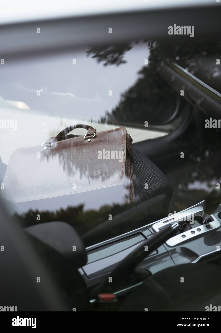 Car interior through the car window Stock Photo - Alamy