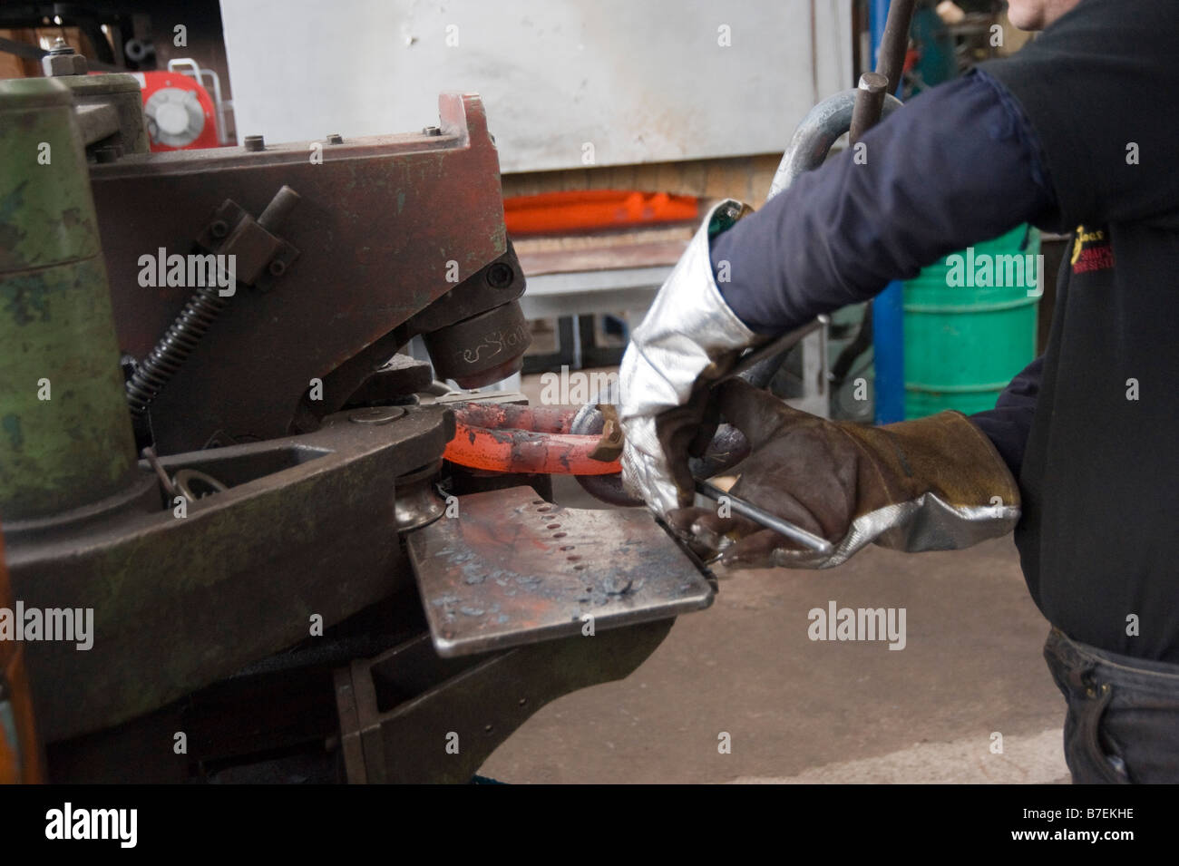 Inside a factory making manufactured goods with steel Stock Photo - Alamy