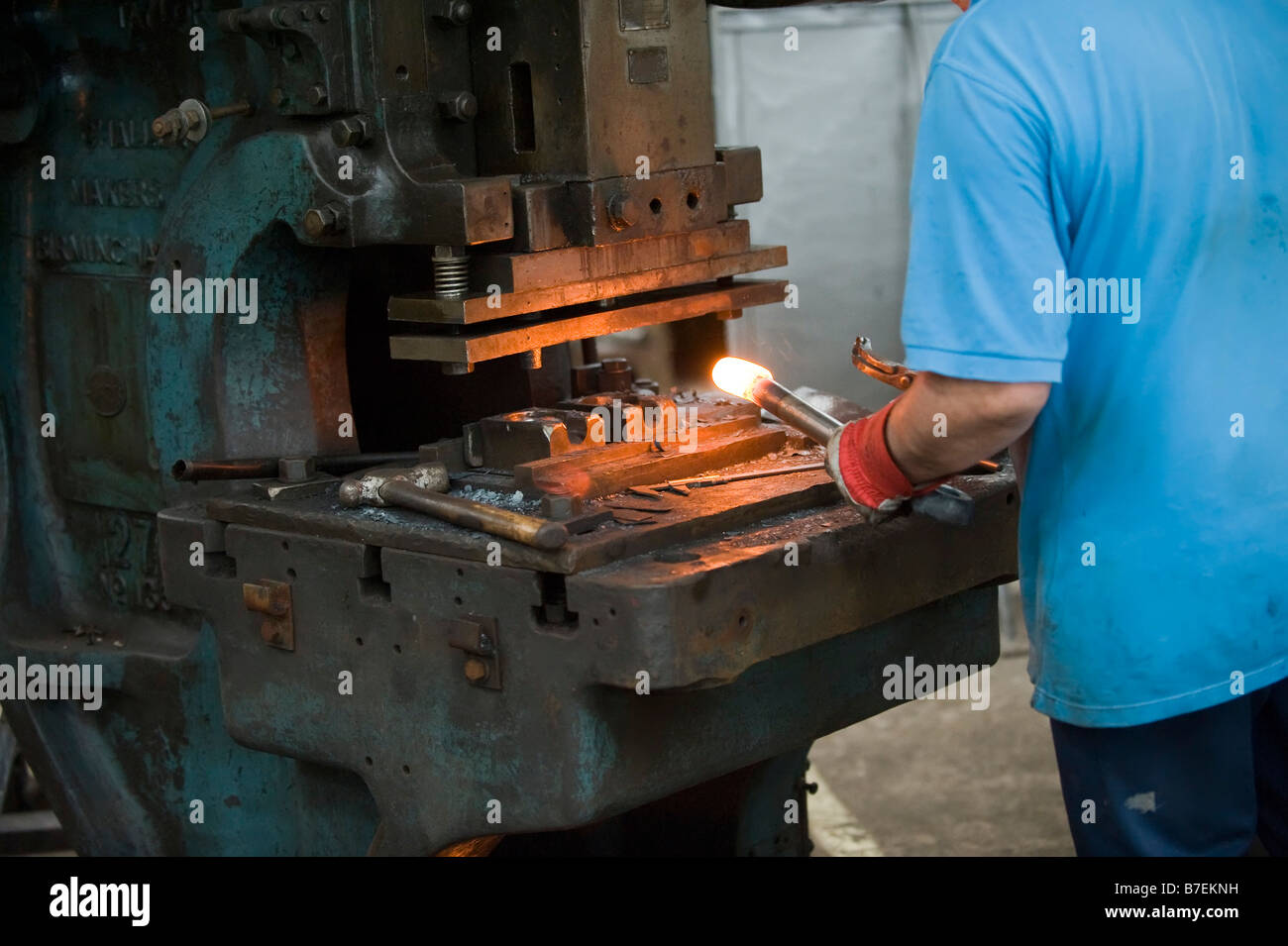 Inside a factory making manufactured goods with steel Stock Photo - Alamy