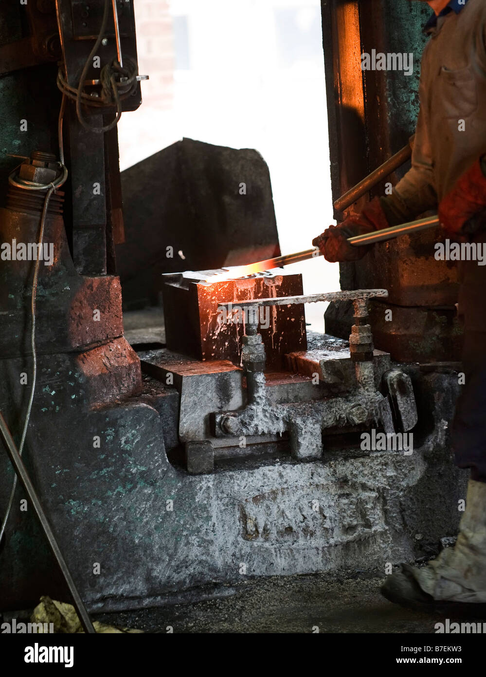Inside a factory making manufactured goods with steel Stock Photo - Alamy