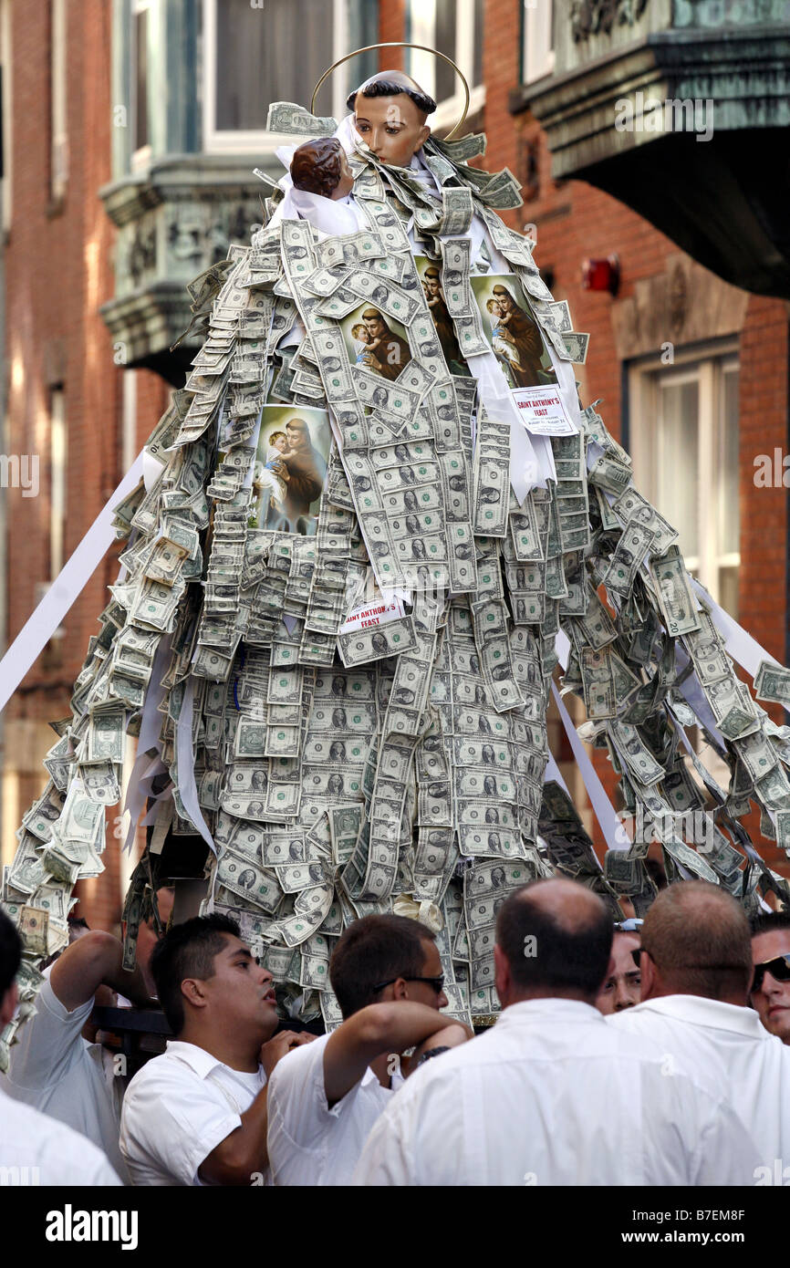 Saint Anthony's Feast, Little Italy, Boston, Massachusetts, USA Stock Photo - Alamy