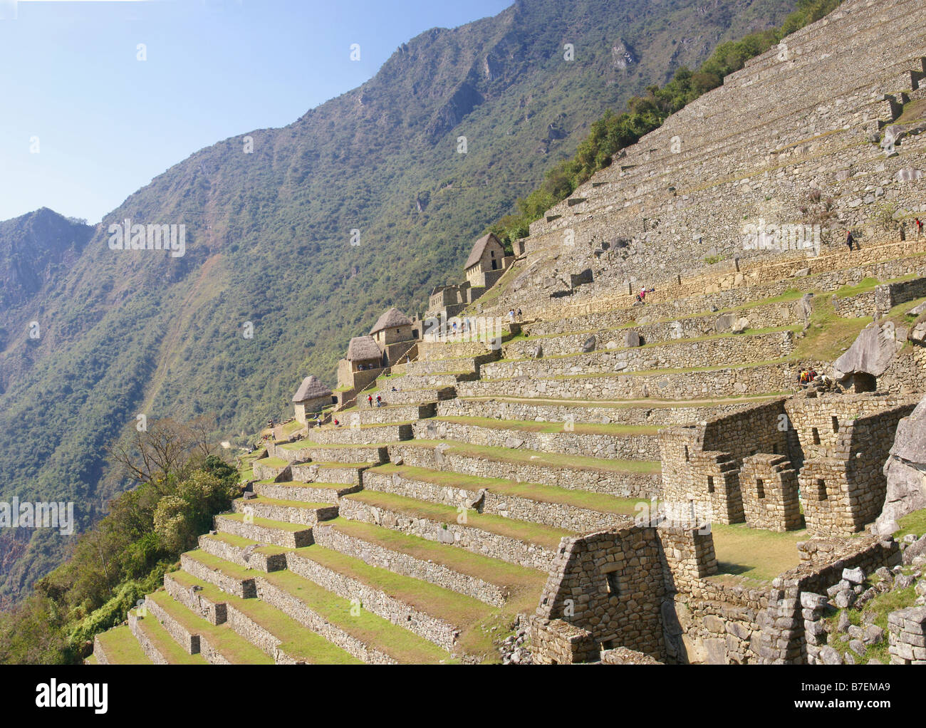 Terraces huts machu picchu ruins hi-res stock photography and images ...