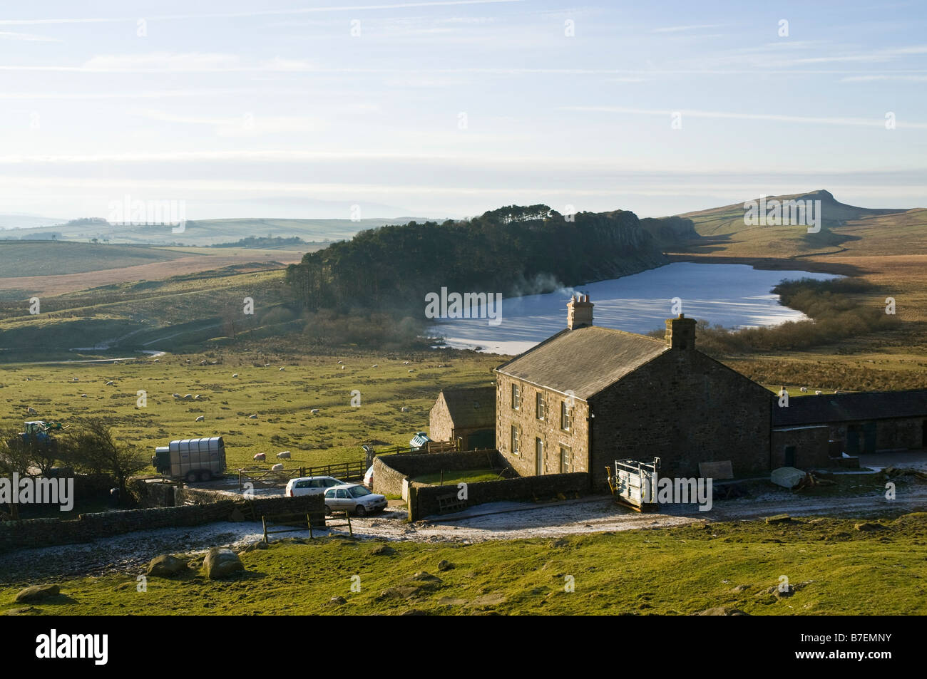dh TYNEDALE NORTHUMBRIA Hotbank hill farm Northumberland National Park ...