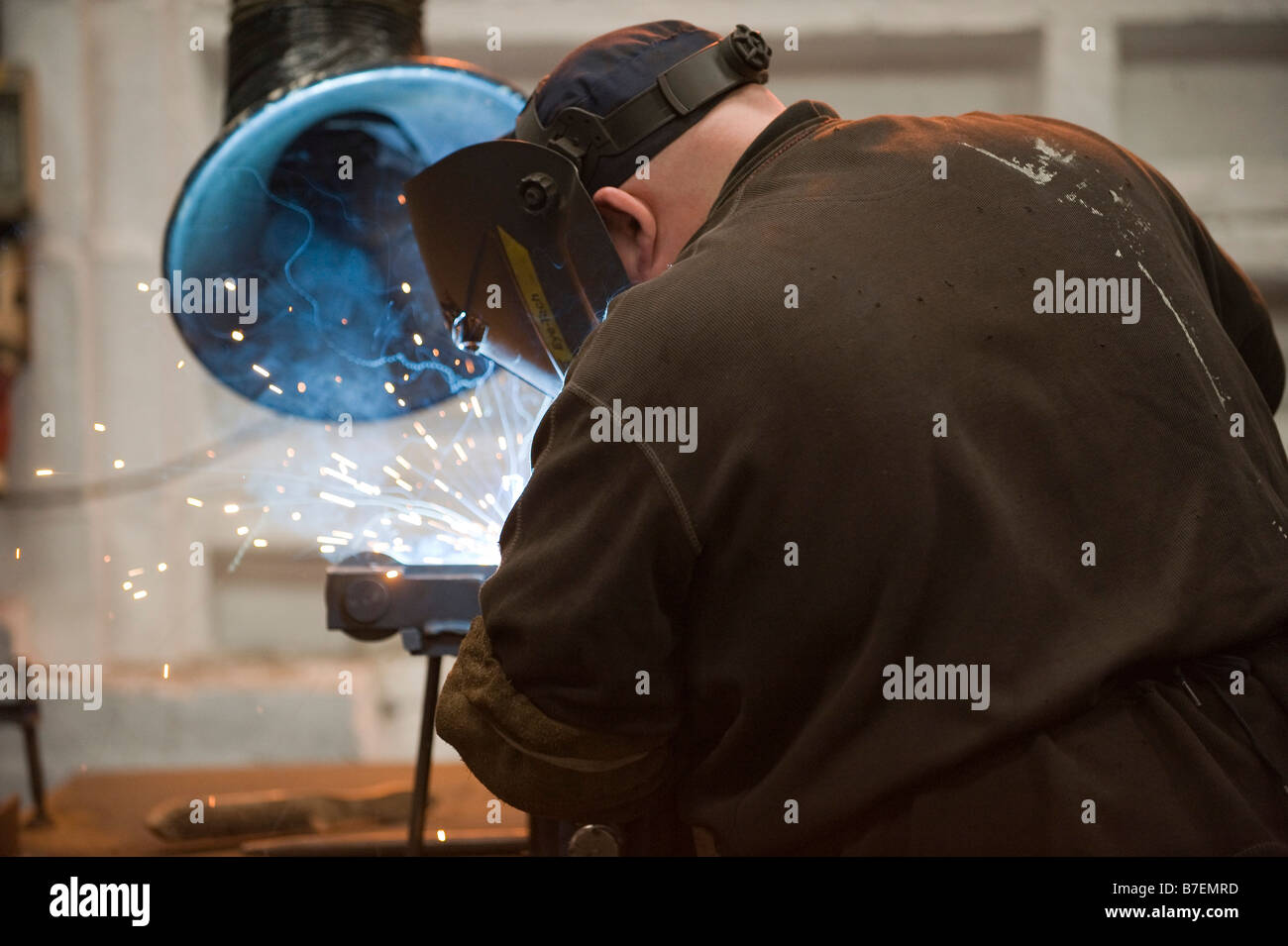 Inside a factory making manufactured goods with steel Stock Photo - Alamy
