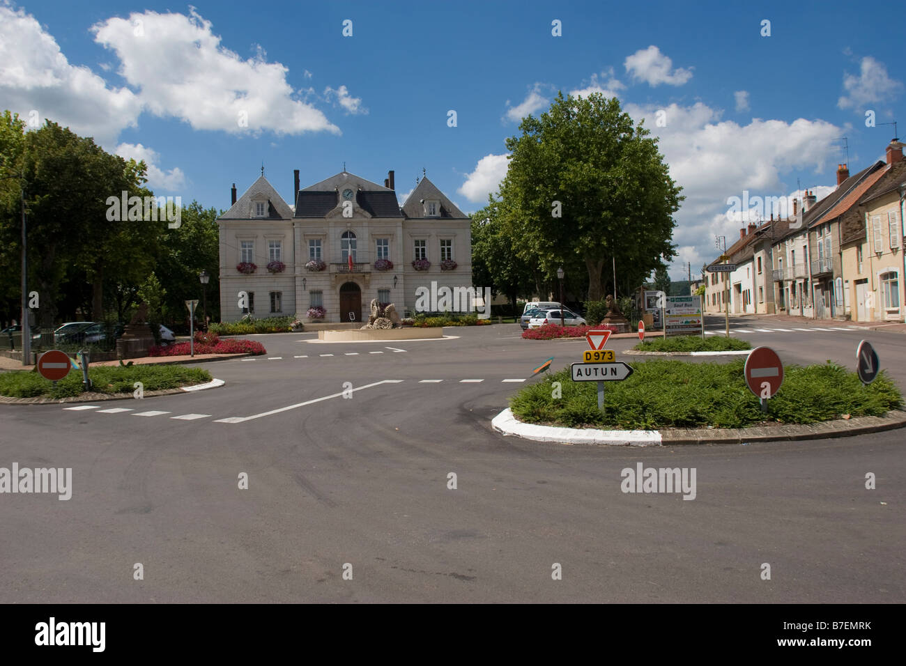 Hotel de Ville Nolay France Stock Photo - Alamy