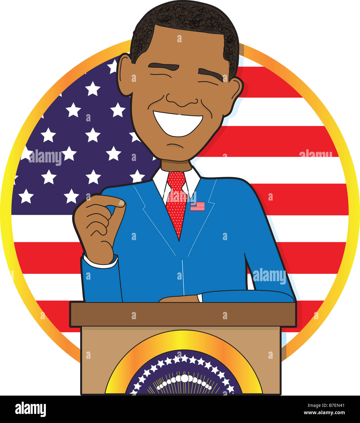 President Podium Clipart