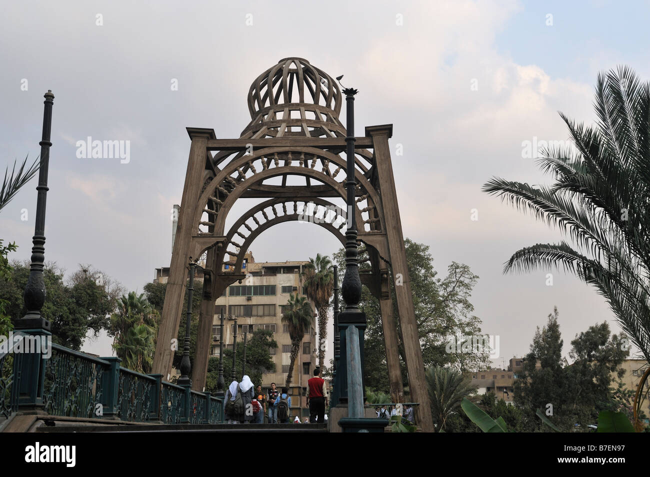 Roda Island Bridge Cairo Egypt 081110 31842 Stock Photo - Alamy