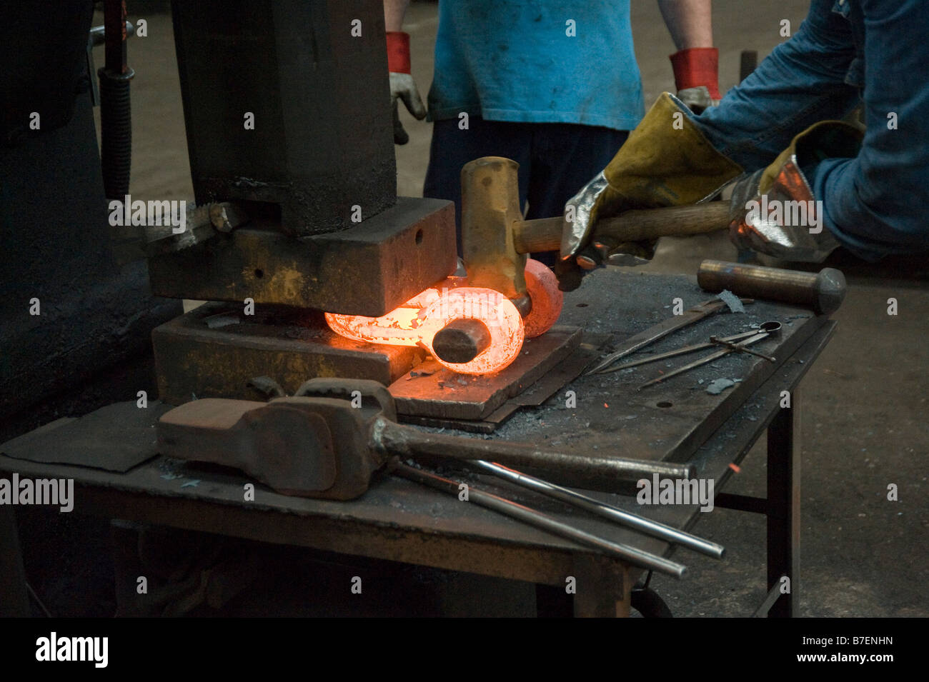 Inside a factory making manufactured goods with steel Stock Photo - Alamy