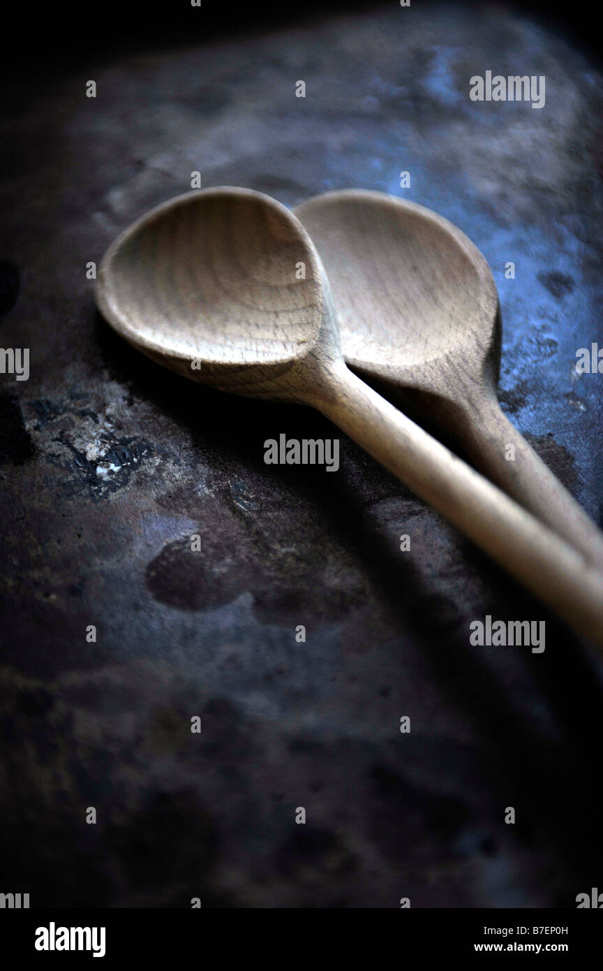 Stained wooden spoon hi-res stock photography and images - Alamy
