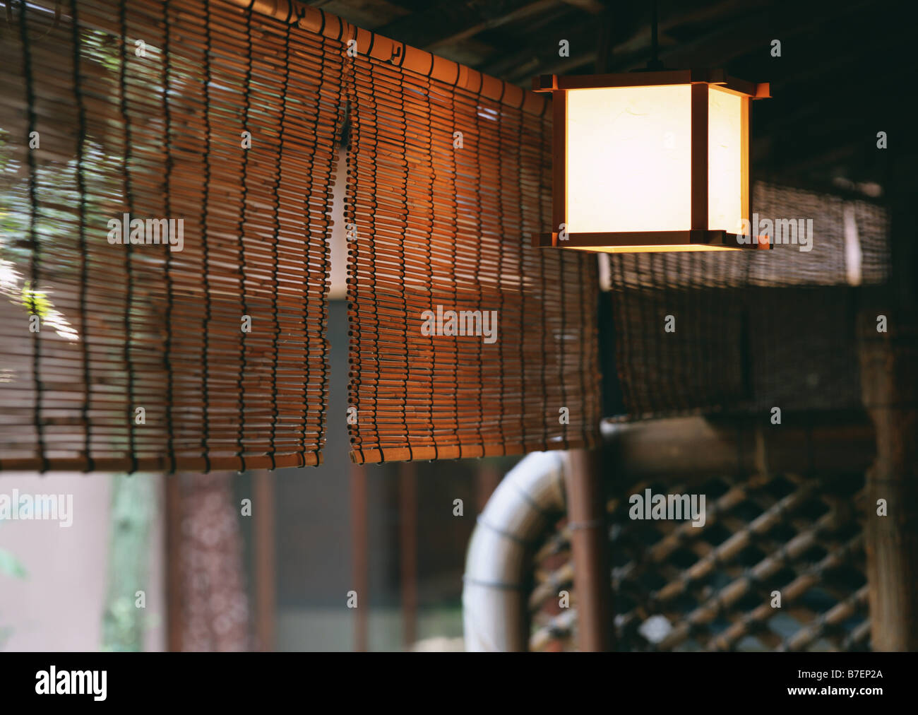 Hanging light bamboo hi-res stock photography and images - Alamy