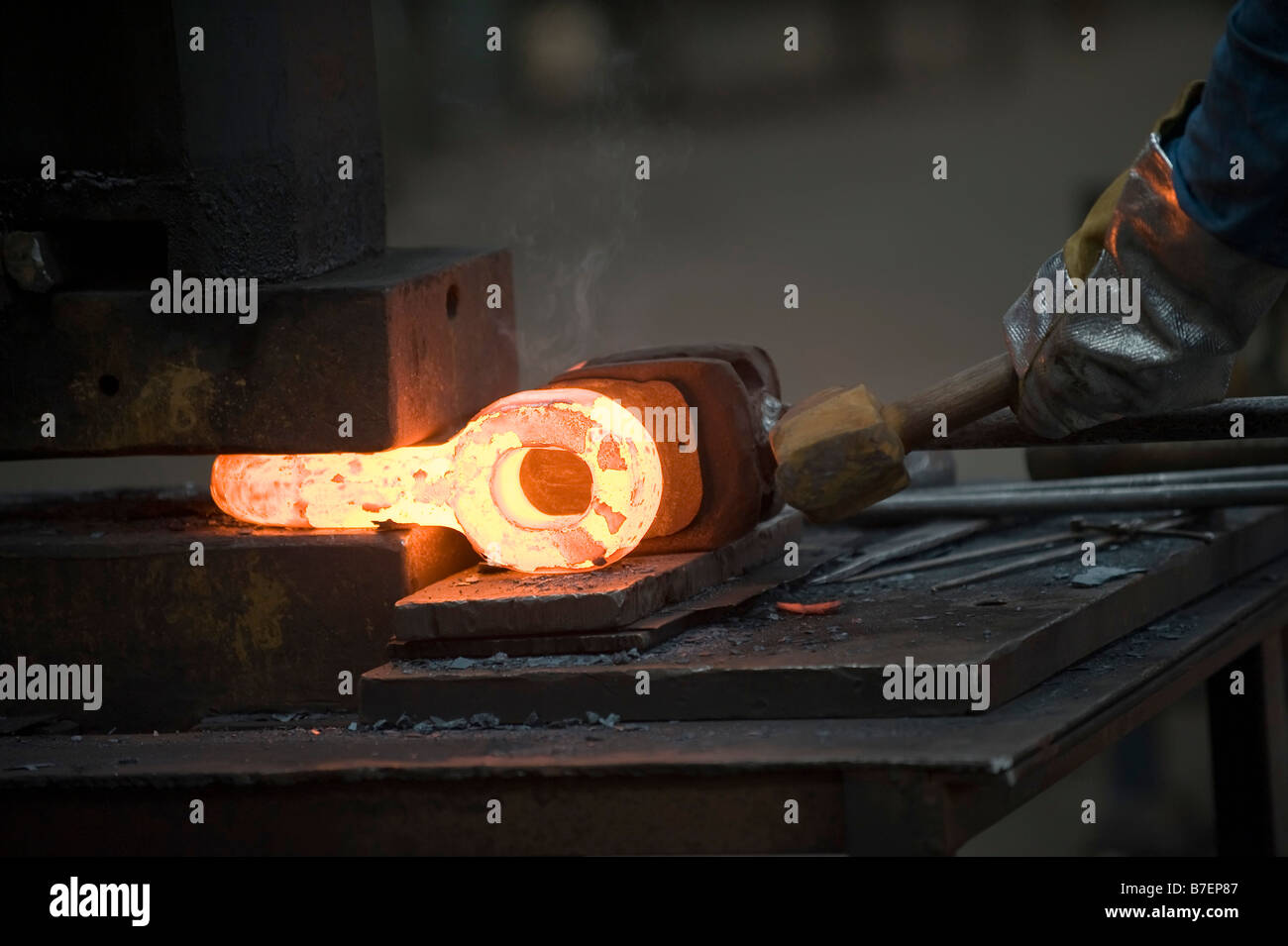 Inside a factory making manufactured goods with steel Stock Photo - Alamy