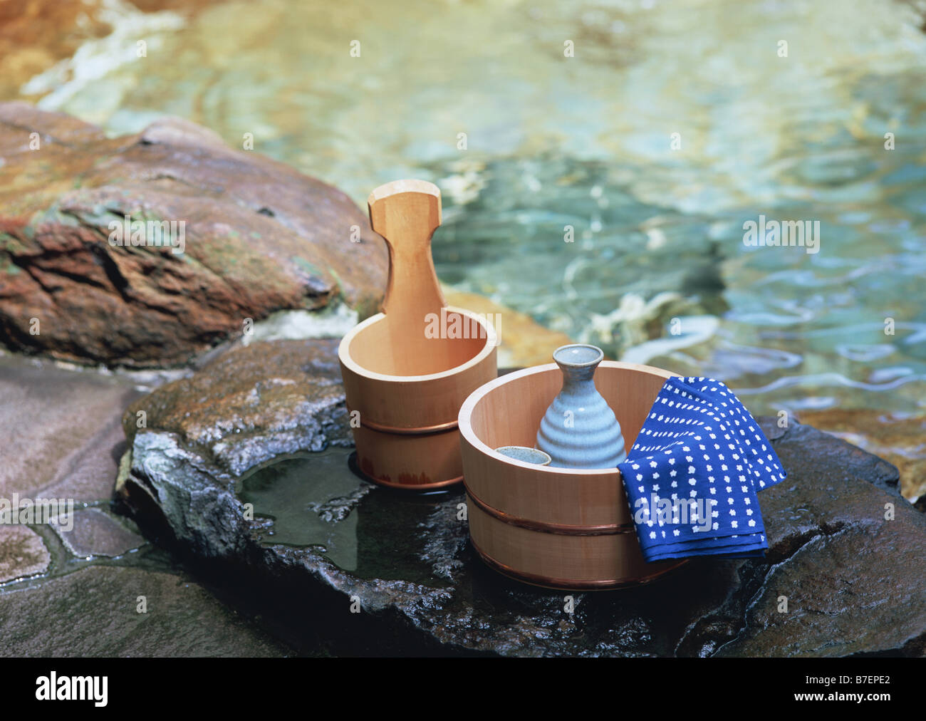 Japanese sake bath hi-res stock photography and images - Alamy
