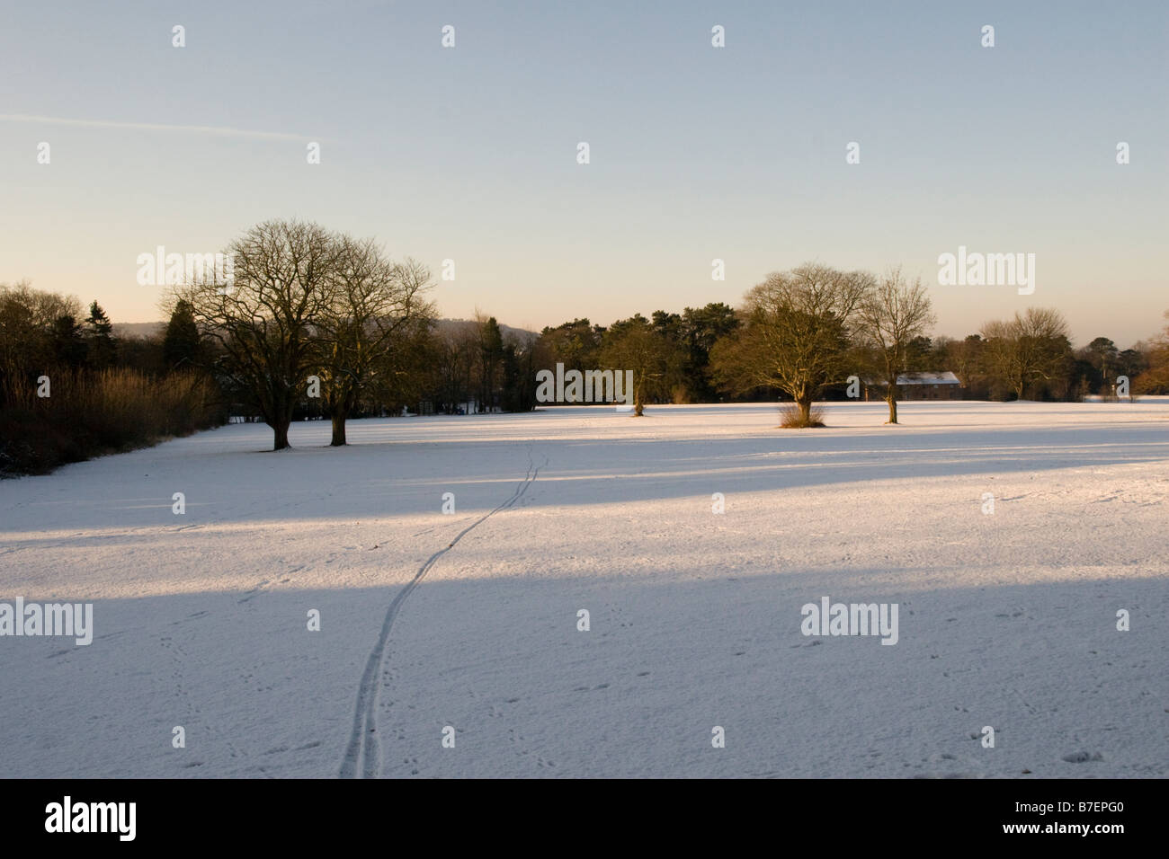 Snow covered fields in hi-res stock photography and images - Alamy