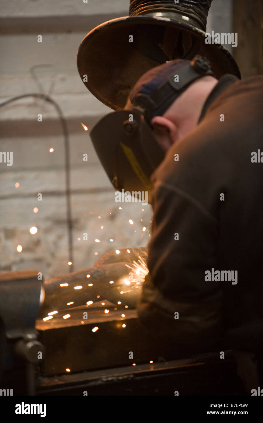 Inside a factory making manufactured goods with steel Stock Photo - Alamy