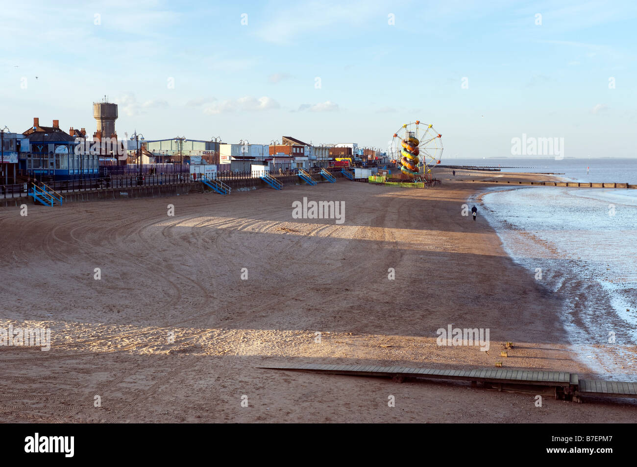 Cleethorpes beach, North East Lincolnshire,Great Britain Stock Photo ...