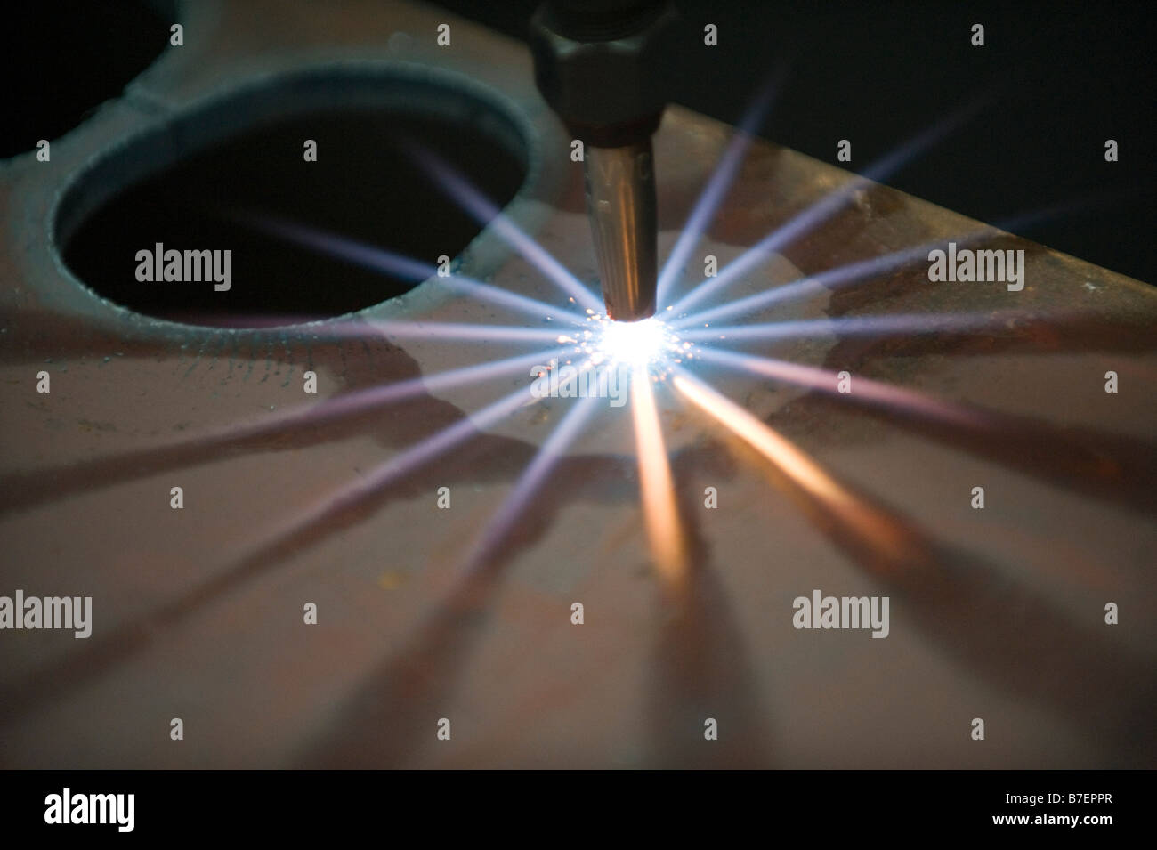 Inside a factory making manufactured goods with steel Stock Photo - Alamy