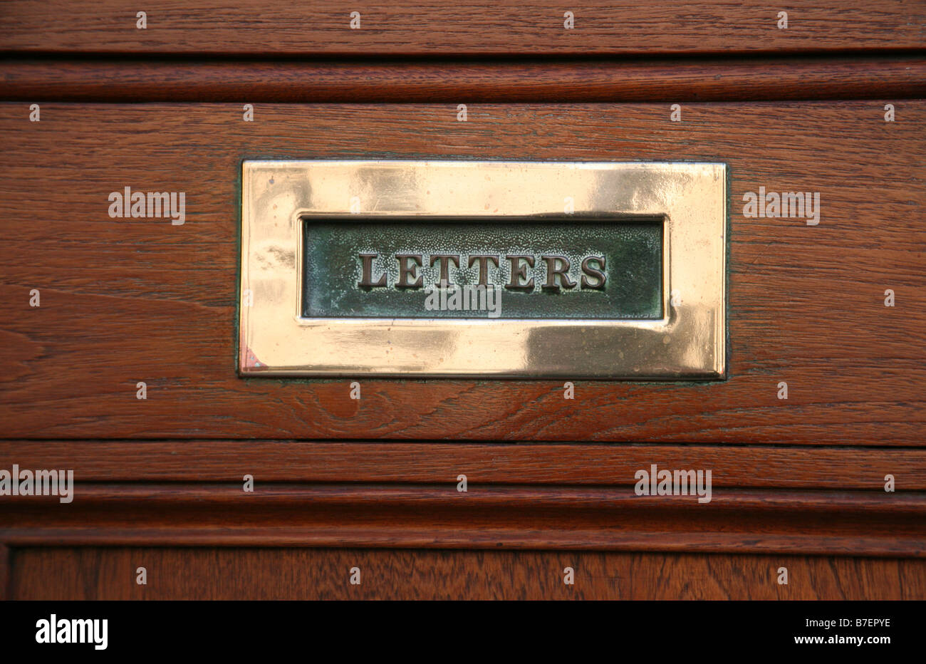 Brass Letter Box Stock Photos & Brass Letter Box Stock Images - Alamy