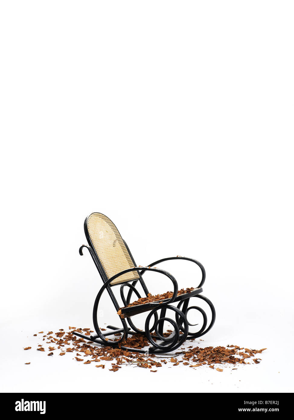 Old rocking chair hi-res stock photography and images - Alamy