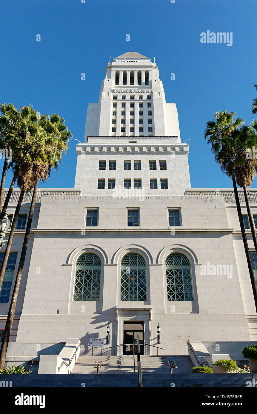 Los Angeles City Hall Stock Photo - Alamy