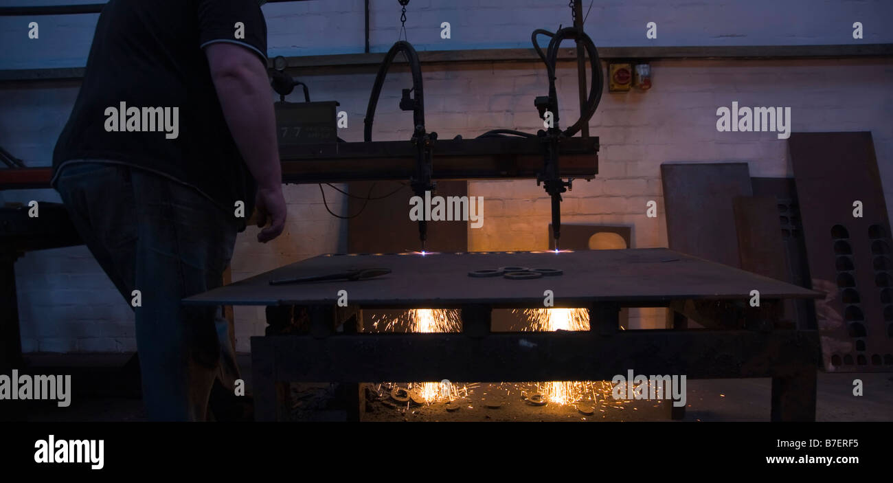 Inside a factory making manufactured goods with steel Stock Photo - Alamy