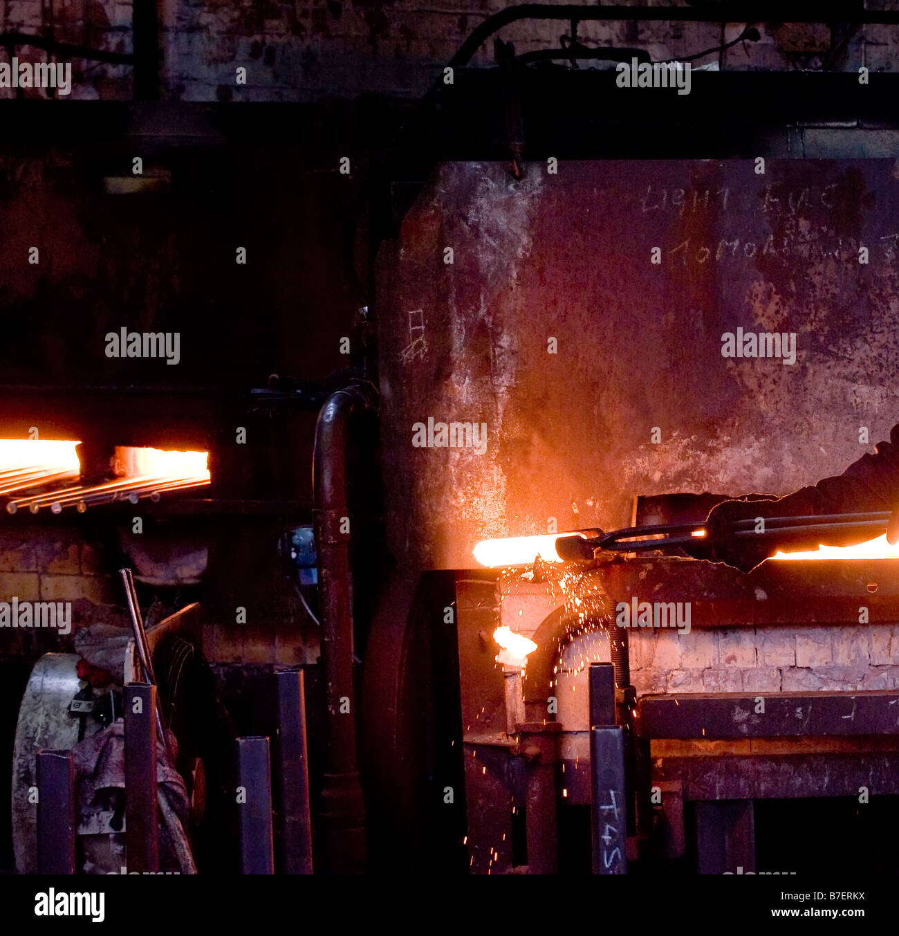 Inside a factory making manufactured goods with steel Stock Photo - Alamy