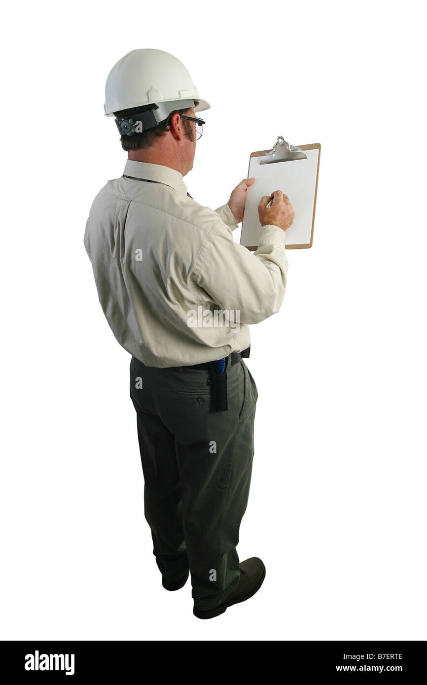 Safety inspector Cut Out Stock Images & Pictures - Alamy