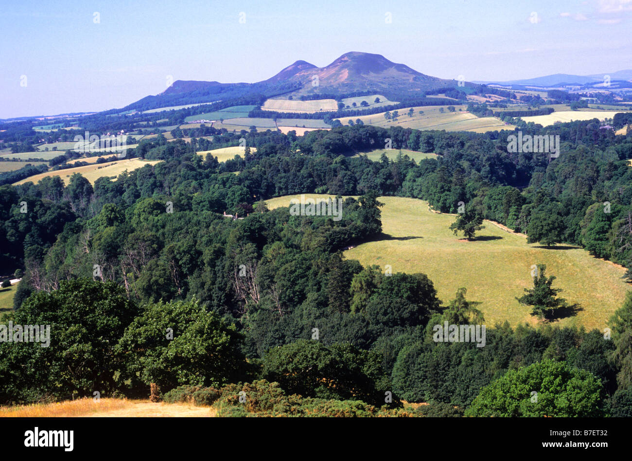 Scott's View to Eildon Hills Tweed Valley Scotland Sir Walter Scott ...