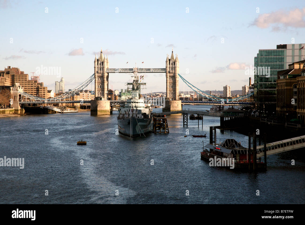 View from hms belfast hi-res stock photography and images - Alamy