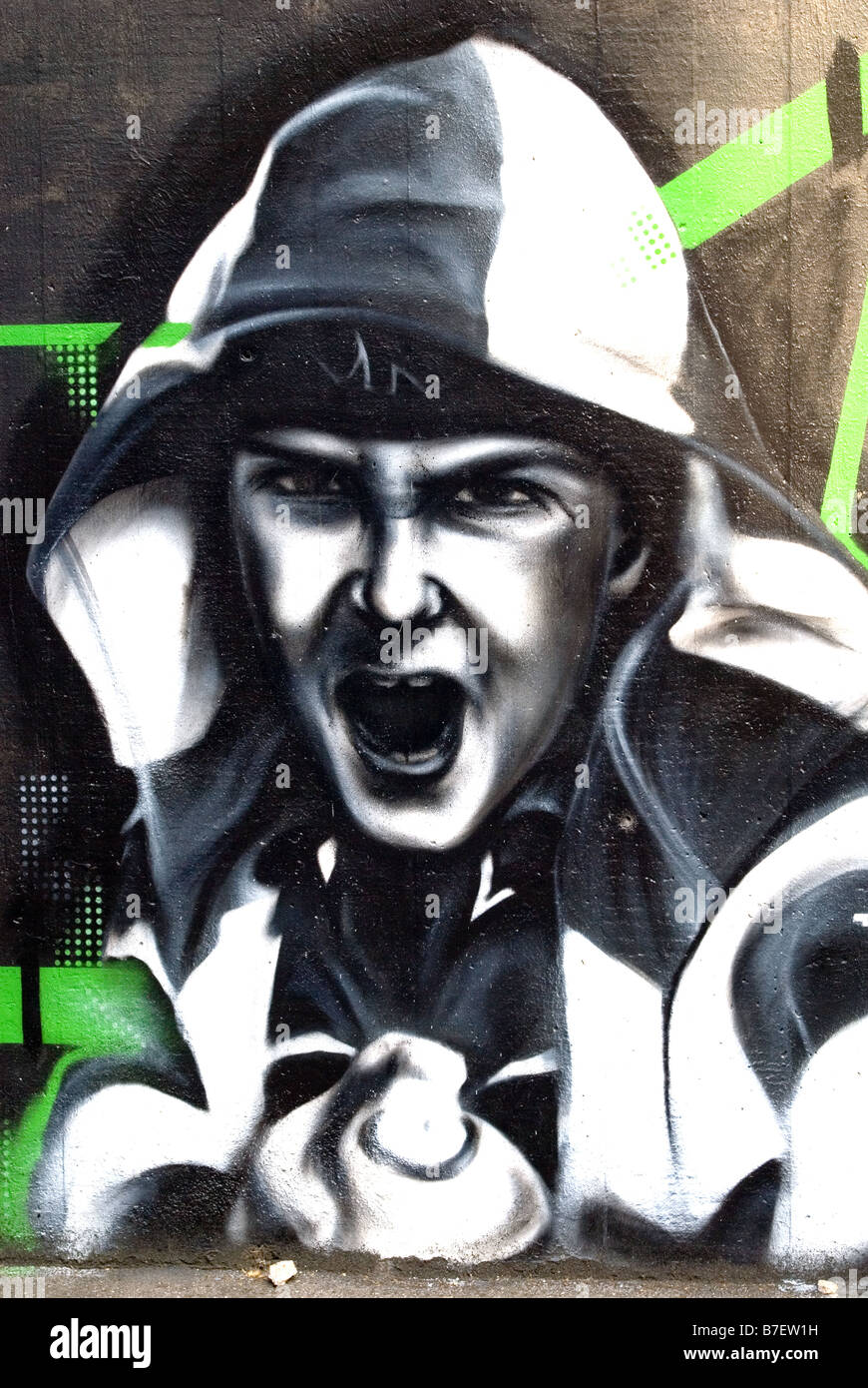 Angry street art hi-res stock photography and images - Alamy