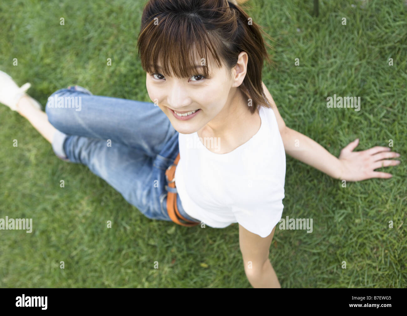 A smiling woman Stock Photo - Alamy