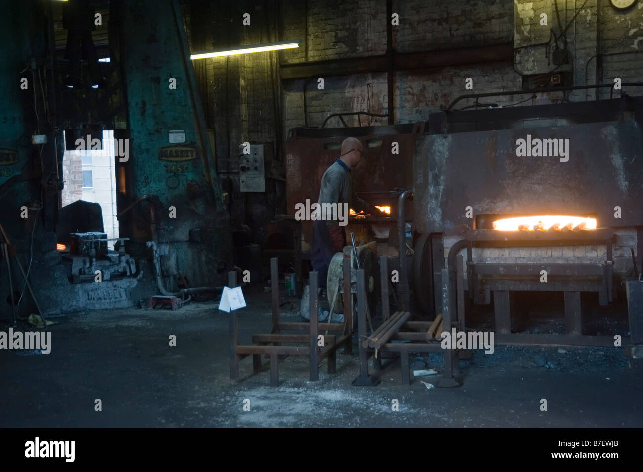 Inside a factory making manufactured goods with steel Stock Photo - Alamy