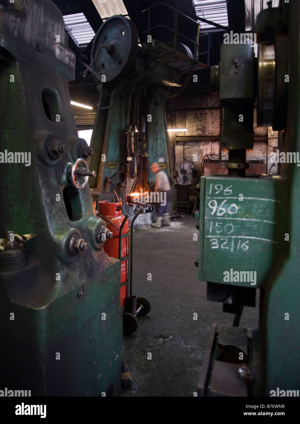 Inside a factory making manufactured goods with steel Stock Photo - Alamy