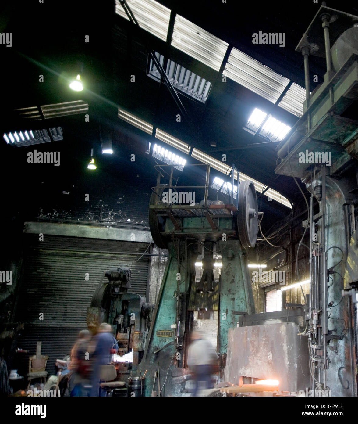 Inside a factory making manufactured goods with steel Stock Photo - Alamy