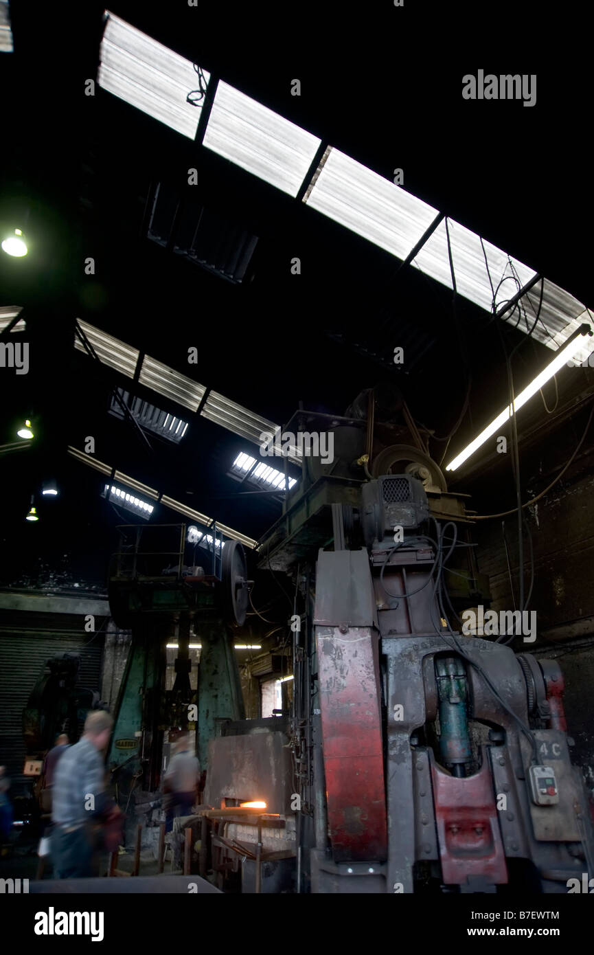 Inside a factory making manufactured goods with steel Stock Photo - Alamy