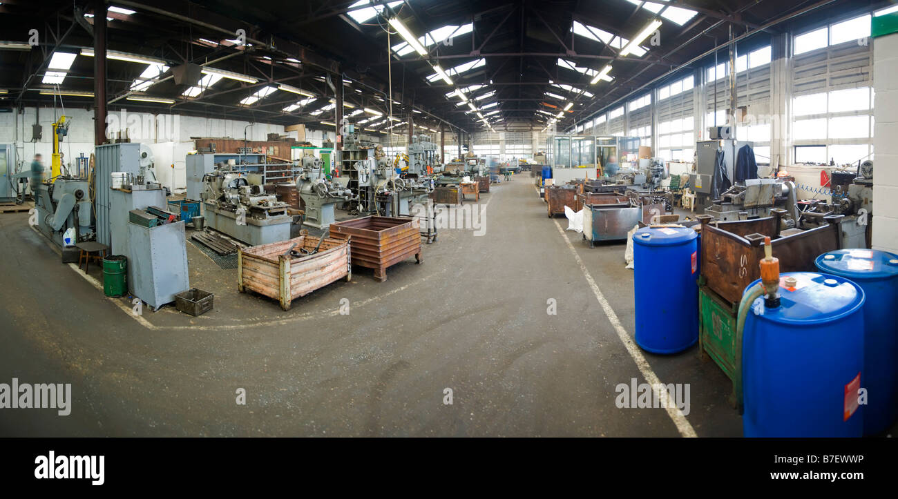 Inside a factory making manufactured goods with steel Stock Photo - Alamy