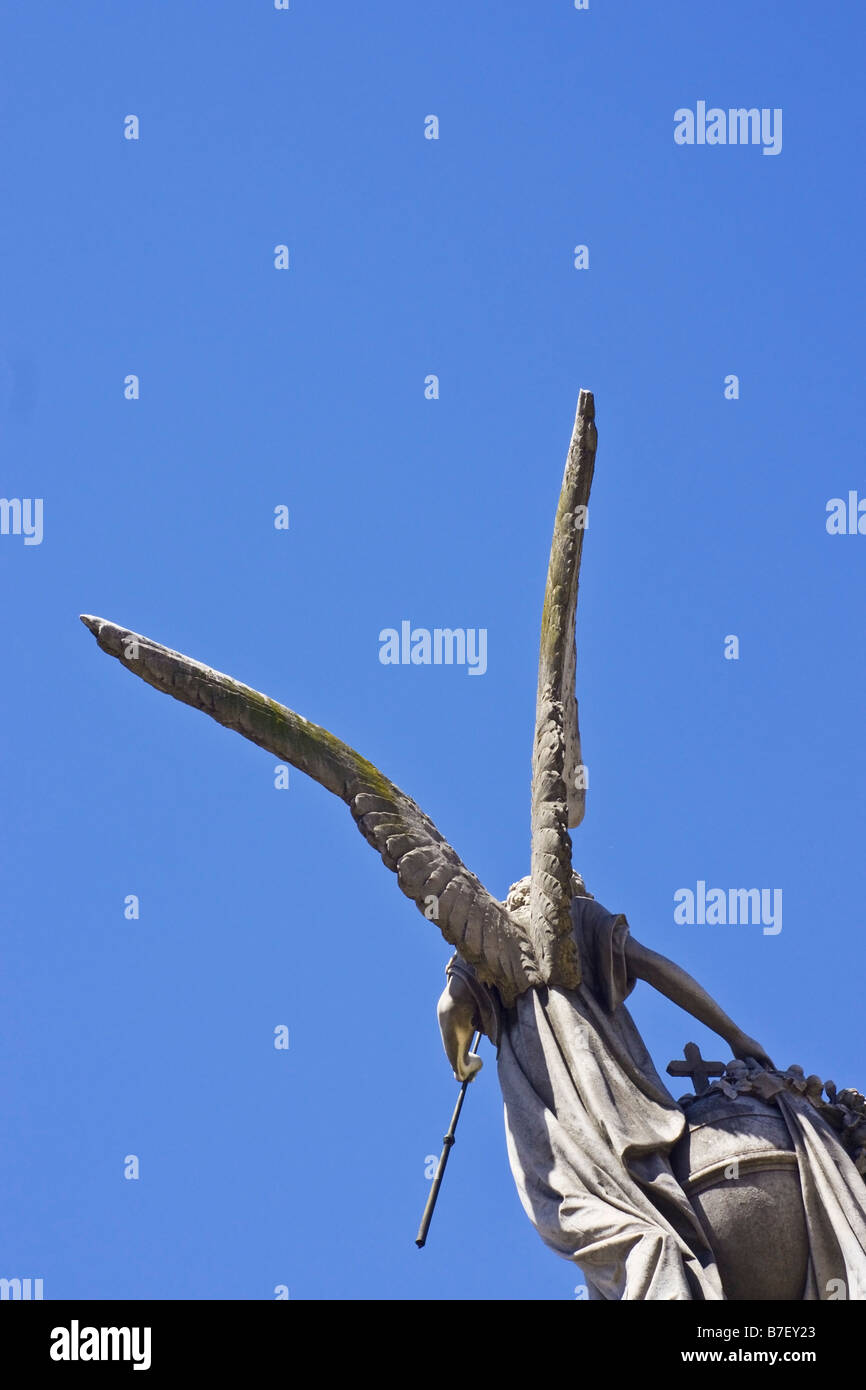 Angel statue recoleta hi-res stock photography and images - Alamy
