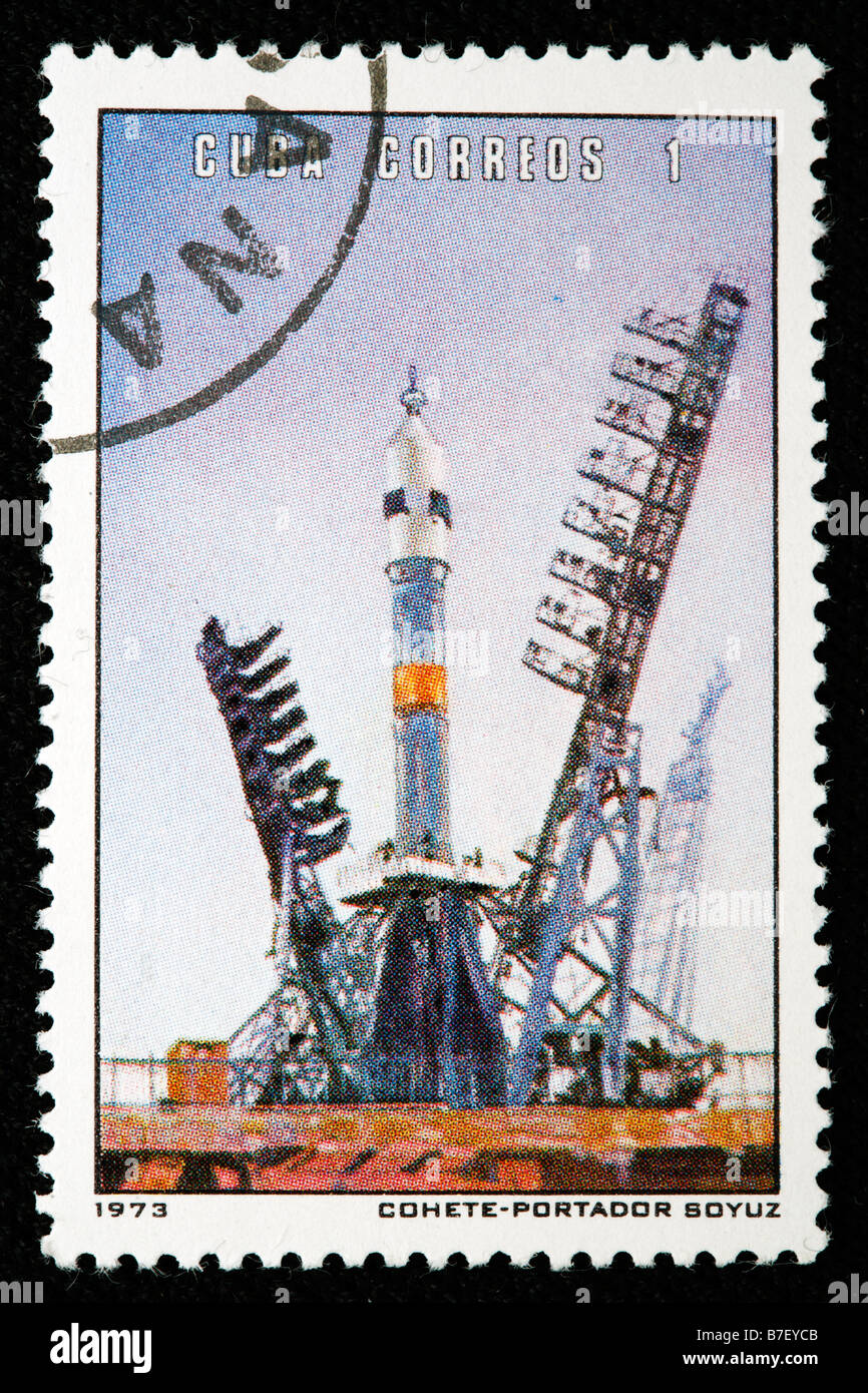 Launch space rocket postage stamp hi-res stock photography and images ...