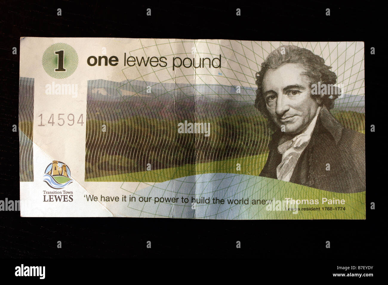 A Lewes pound note Stock Photo - Alamy