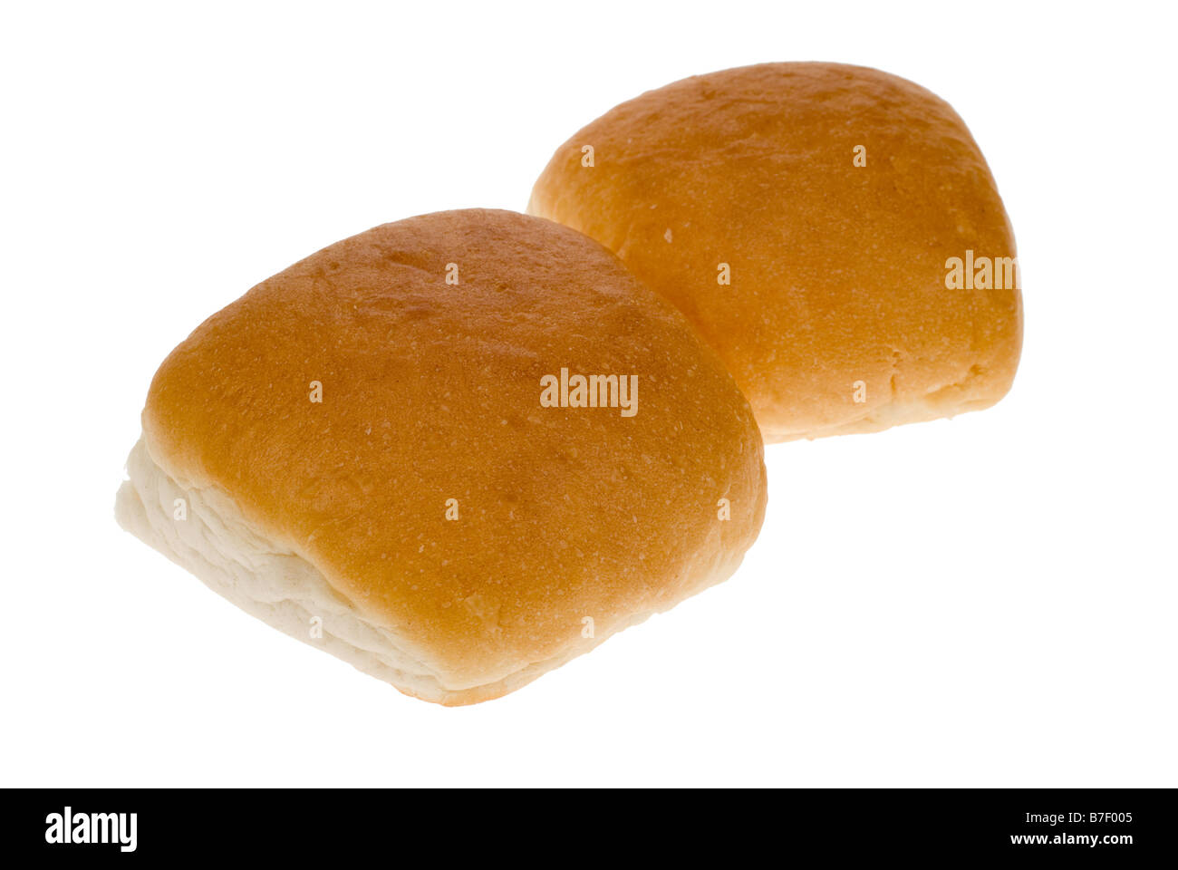 bread buns isolated on a white background Stock Photo - Alamy